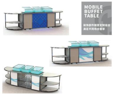 China Glead GL Commercial Hotel Dining Table 200kg Load Capacity Customizable Height 70-110cm for sale