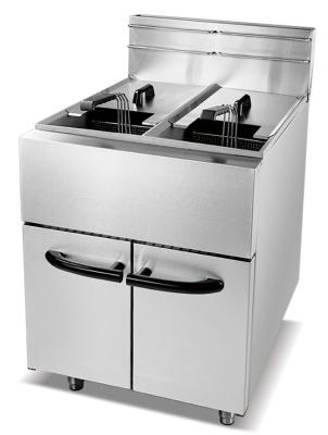 China Commercial Electric Deep Fryer Two Tank Stainless Steel 10 Segment Computer Control for sale