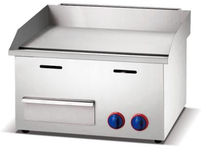 China Commercial Stainless Steel Gas Griddle 550x485x380mm 10.7KW Uniform Heating for sale