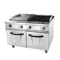 China Commercial Stainless Steel Flat Top Griddle 12KW Uniform Heating for Restaurant for sale