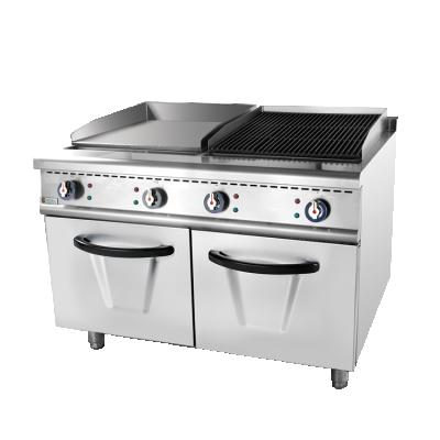 China Commercial Stainless Steel Flat Top Griddle 12KW Uniform Heating for Restaurant for sale