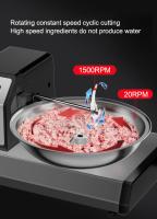 China Commercial High Speed Meat Emulsify Bowl Cutter/meatball Sausage Stuffing Chopper Mixer/vegetable and Meat Bowl Cutting Machine for sale