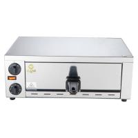 China Commercial 12 Inch Stainless Steel Control Knob Accurate Temperature Control Single Layer Electric Pizza Oven for sale