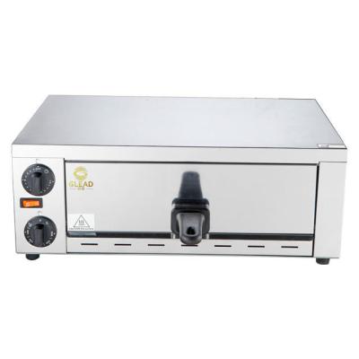 China Commercial 12 Inch Stainless Steel Control Knob Accurate Temperature Control Single Layer Electric Pizza Oven for sale