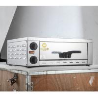 China Commercial 12 Inch Stainless Steel Control Knob Accurate Temperature Control Single Layer Electric Pizza Oven for sale