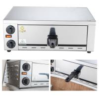 China Commercial 12 Inch Stainless Steel Control Knob Accurate Temperature Control Single Layer Electric Pizza Oven for sale