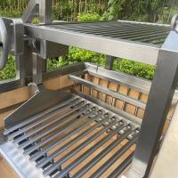 China Heavy Duty Large Commercial Charcoal Chicken Rotisserie Grill Machine for Restaurant Catering for sale