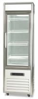 China ClassicCool Air Cooling Vertical Upright Display Cooler | Single Glass Door Drinks Fridge with LED Light for sale