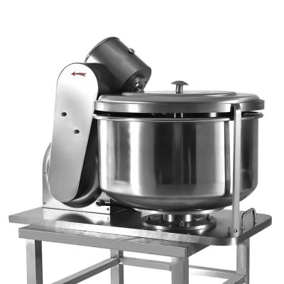 China 25kg Countertop Spiral Dough Mixer, Customizable Robust Stainless Steel Commercial Mixing Machine for sale