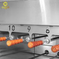 China 21 Skewers Stainless Steel Gas Brazilian BBQ Grill, Stable & Easy Operation Commercial Barbecue Machine for sale