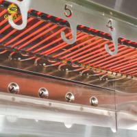China 21 Skewers Stainless Steel Gas Brazilian BBQ Grill, Stable & Easy Operation Commercial Barbecue Machine for sale