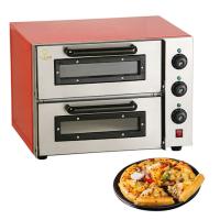 China Commercial Double Deck Electric Pizza Oven, Multi-Functional Countertop Baking Oven for Pizza, Bread & Pastry Commercial Catering Use for sale