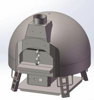 China Mosaic Hybrid Pizza Oven | Wood/Gas/Electric Triple Fuel, Outdoor Commercial & Home Pizza & Bread Toaster Oven for sale