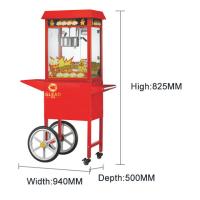 China Commercial Popcorn Maker With Display Cart | Electric Snack Popcorn Machine For Theater & Convenience Store for sale