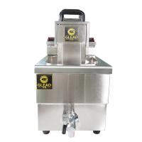China Commercial Electric Deep Fryer | Built-In Oil Filtration System, Heavy Duty Fryer for Fast Food Takeout Restaurant for sale