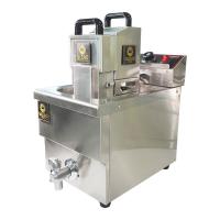China Commercial Electric Deep Fryer | Built-In Oil Filtration System, Heavy Duty Fryer for Fast Food Takeout Restaurant for sale
