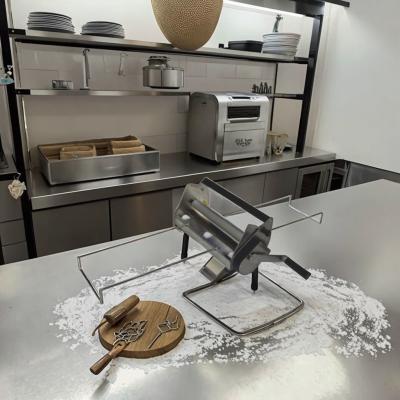 China Commercial Pizza Dough Sheeter Roller | Industrial Bakery Machine for All Kinds of Pizza Dough (Corn / Nut / Milk Flour Mix) for sale