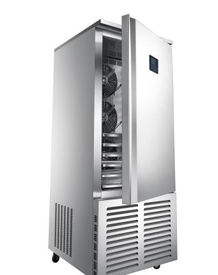 China OEM ODM Movable Upright Commercial Display Refrigerator, Frost‑Free Beverage Chiller with Wheels & Top LED Light‑Box, R290, Optional Heating‑Glass for sale