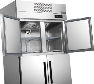 China OEM ODM Movable Upright Commercial Display Refrigerator Blast Refrigerator Commercial Kitchen Refrigerator for sale