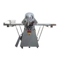 China Commercial Stainless Steel Durable Stand Food Dough Sheeter Industrial Stand Type Bakery Equipment Stainless Steel Automatic Dough Sheeter for sale
