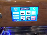 China GL-302T Touch Screen Commercial Coffee Machine 760×560×540mm 2KW 9bar Semi-Automatic Espresso Maker for sale