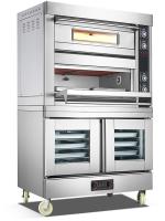 China Commercial 2-Deck 4-Pan Electric Bread Oven 380V 13.2kW with 400℃ Temperature Range and Customizable Baking Options for sale