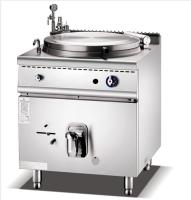 China Stainless Steel Commercial Soup Kettle Boiling Pan 60L-100L Capacity Electric or Gas Powered 50-300°C Temperature Range for sale