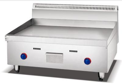 China Commercial Table Top Electric & Gas Griddle with 8mm Cast Iron Plate and 50-300°C Temperature Range for sale