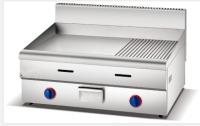 China Commercial Table Top Electric & Gas Griddle with 8mm Cast Iron Plate and 50-300°C Temperature Range for sale