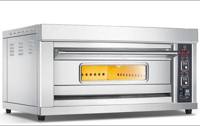 China Electric Commercial Baking Oven 4.4kW 300°C Capacity with Stainless Steel Front and Customizable Options for sale