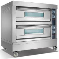 China Commercial 2-Deck 4-Pan Electric Bread Oven 380V 13.2kW with 400℃ Temperature Range and Customizable Baking Options for sale