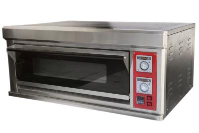 China Commercial Pizza Oven Bread Baking Machine 304 Stainless Steel 6.5KW-8.8KW 350°C Temperature Range for sale