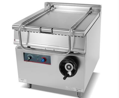China Professional Gas & Electric Tilting Braising Pan 60L-80L Capacity with 9.3KW-24KW Power for Commercial Kitchens for sale