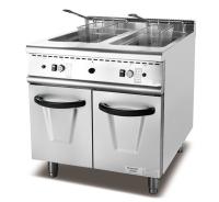 China Commercial Double Fryer Machine - 18L/21L Capacity Electric & Gas Models with 18KW-31KW Power for sale