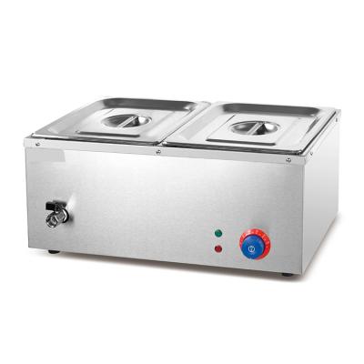 China Stainless Steel Commercial Electric Buffet Food Warmer with 1.5KW Power and 20-80℃ Temperature Range for sale