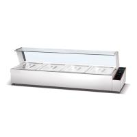 China Electric Buffet Bain Marie Food Warmer 1.5KW 220V with LCD Temperature Control 20-80℃ for sale