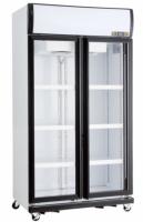 China GL-F800R Upright Industrial Beverage Cooler with Glass Doors - 1062×680×2000mm, 2-8℃ Temperature Range, 220V/110V Operation for sale