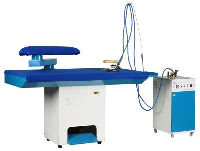 China B-50 Commercial Suction Ironing Board 1300×700mm with 0.55kW Steam Ironing Machine for Hotels & Laundry for sale
