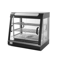 China Hotel Buffet Food Warm Glass Display Showcase 30-85°C Temperature Range with 1.84KW-2.2KW Power for sale