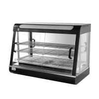 China Hotel Buffet Food Warm Glass Display Showcase 30-85°C Temperature Range with 1.84KW-2.2KW Power for sale