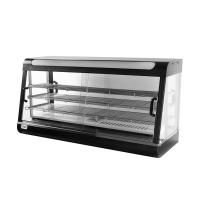 China Hotel Buffet Food Warm Glass Display Showcase 30-85°C Temperature Range with 1.84KW-2.2KW Power for sale