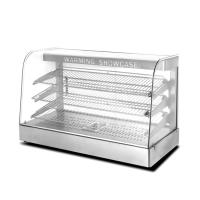 China Commercial Food Warmer Display Case 30-85°C Temperature Range with 1.5KW Power and CE Certification for sale