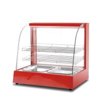 China Commercial Food Warmer Display Case 30-85°C Temperature Range with 1.5KW Power and CE Certification for sale