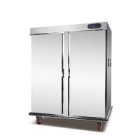 China Mobile Commercial Food Warmer Cabinet with Wheels - Stainless Steel 220V 2.62KW - 5 to 22 Layer Capacity for sale
