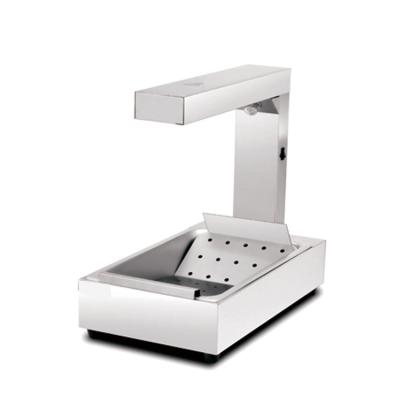 China Commercial Chip Warmer Display Case 220-240V with LED Lighting - Counter Top & Standing Models 330mm to 1570mm for sale