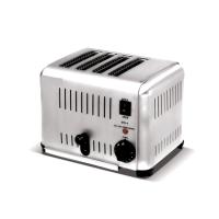 China Commercial Toaster Hot Dog Grill Machine - 1.8kW & 3.24kW Models, 4-6 Slice Capacity, Stainless Steel Construction for sale