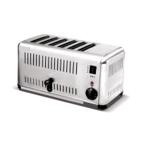China Commercial Toaster Hot Dog Grill Machine - 1.8kW & 3.24kW Models, 4-6 Slice Capacity, Stainless Steel Construction for sale