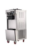China Three Flavor Soft Serve Ice Cream Machine 18-36L/H Capacity with 1600-2450W Power and CE Certification for sale