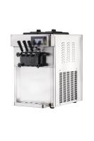 China Three Flavor Soft Serve Ice Cream Machine 18-36L/H Capacity with 1600-2450W Power and CE Certification for sale