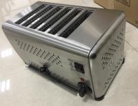 China Commercial Toaster Hot Dog Grill Machine - 1.8kW & 3.24kW Models, 4-6 Slice Capacity, Stainless Steel Construction for sale